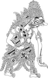 Wayang Royalty Free Vector Image - VectorStock