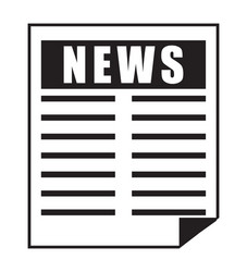 Colorful newspaper article design Royalty Free Vector Image