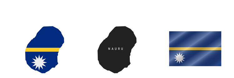 Nauru Flag Map Vector Images (over 370)