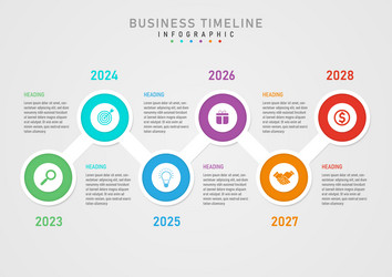 Timeline 008 Royalty Free Vector Image - VectorStock