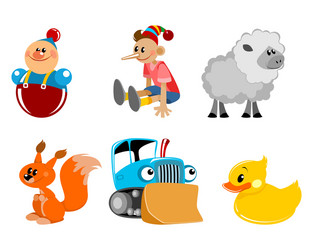 Mister geppetto and pinocchio Royalty Free Vector Image