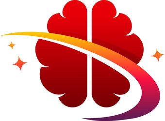 Modern smart brain logo designs health Royalty Free Vector