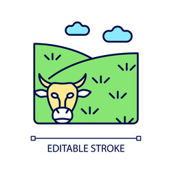 Cattle Grazing Icon Vector Images (over 1,300)