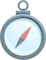 Compass icon cartoon style Royalty Free Vector Image