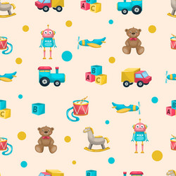 Kids single toys set Royalty Free Vector Image