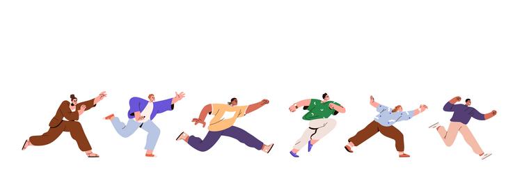 Rushing Vector Images (over 17,000)