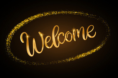 Welcome Gold Script Vector Images (over 220)