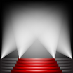 Hollywood Spotlights Background