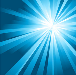 Ray blue background sun Royalty Free Vector Image