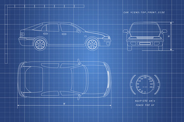 Top View Car Line Drawing Vector Images (over 150)