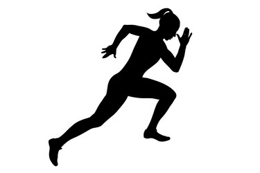 Female Runners Silhouette