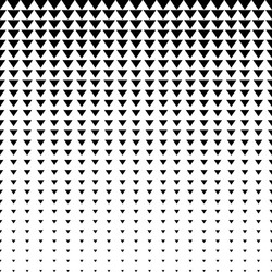 Monochrome halftone gradient with hexagonal Vector Image