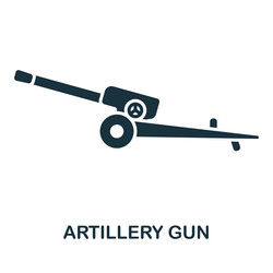 Salvo fire system icon monochrome simple line Vector Image