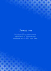 Blue page corner square design template Royalty Free Vector