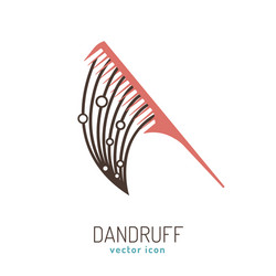 Hair problem icon Royalty Free Vector Image - VectorStock