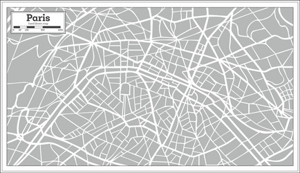 Paris Street Map Vector Images (over 330)