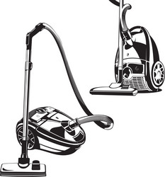 Set vacuum cleaner Royalty Free Vector Image - VectorStock