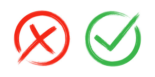 Tick Cross Question Mark Vector Images (over 1,800)