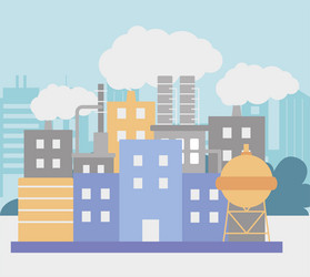 Refinery tower icon Royalty Free Vector Image - VectorStock