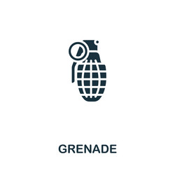 Salvo fire system icon monochrome simple line Vector Image