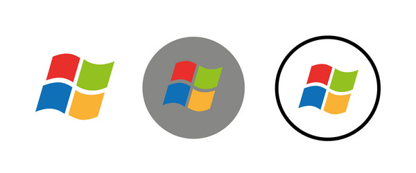 Microsoft technology corporation computer Vector Image