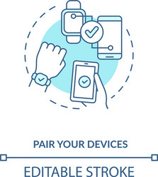 Iot technology concept icon Royalty Free Vector Image