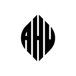 Ahv logo letter design Royalty Free Vector Image