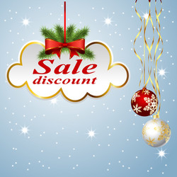 Concept of holiday discount Royalty Free Vector Image