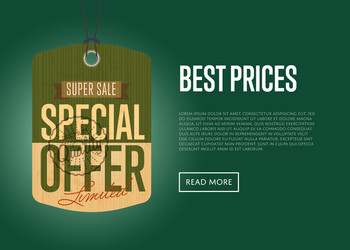 Total sale special offer advertisement label Vector Image
