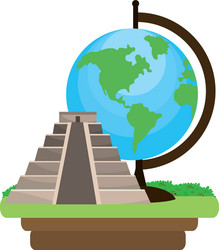 Pyramid structure icon Royalty Free Vector Image