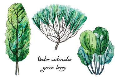 Forest Trees Watercolor Vector Images (over 7,800)