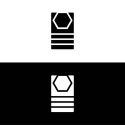 Rectangle logo template design Royalty Free Vector Image