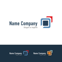 Universal template logo Royalty Free Vector Image