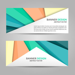 Abstract banner line design Royalty Free Vector Image