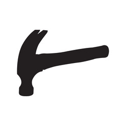 Hammer silhouette Royalty Free Vector Image - VectorStock