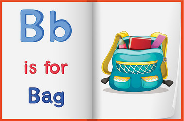 Set alphabet worksheet on white paper Royalty Free Vector