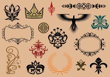 Heraldic Scrolls Vector Images (over 7,500)