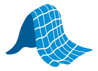 Cloth for cleaning and wiping surfaces Royalty Free Vector