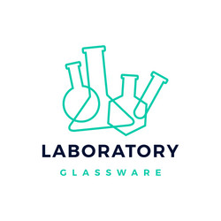 Laboratory test flask Royalty Free Vector Image