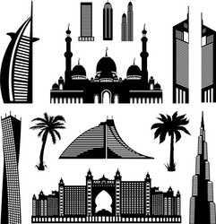 Dubai Royalty Free Vector Image - VectorStock