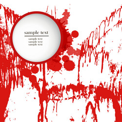 Blood banner Royalty Free Vector Image - VectorStock