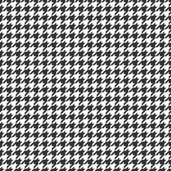 Houndstooth seamless black and white pattern Vector Image