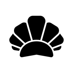 Conch shell icon Royalty Free Vector Image - VectorStock