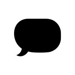 Message bubble icon Royalty Free Vector Image - VectorStock