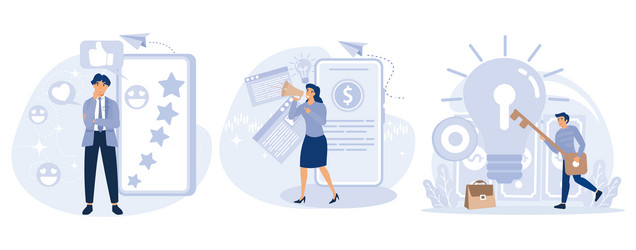 Impression management promote your business Vector Image