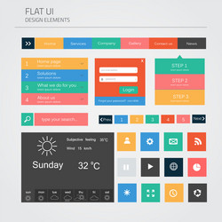 F1 race ui design template Royalty Free Vector Image