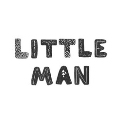 Little man Royalty Free Vector Image - VectorStock