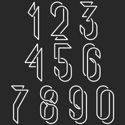 Number Mockup Vector Images (over 9,000)