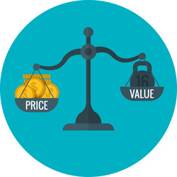 Product Comparison Charts & Graphs Royalty Free Vector
