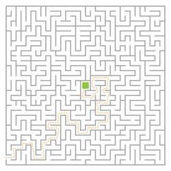 Big maze Royalty Free Vector Image - VectorStock
